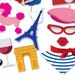 Paris Photo Booth Props, Vive La France Printable Party Props, French ...