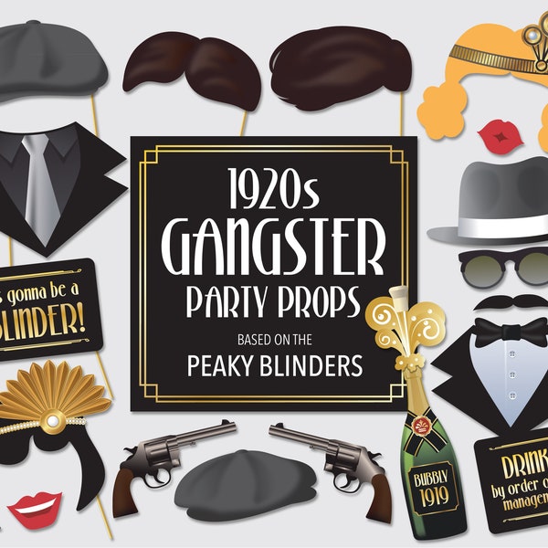 Gangster Photo Booth - Etsy