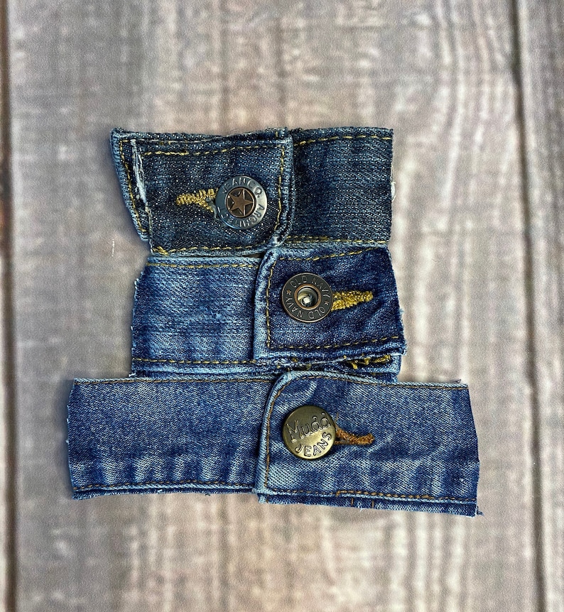Denim Waist Band Button Closure - Etsy