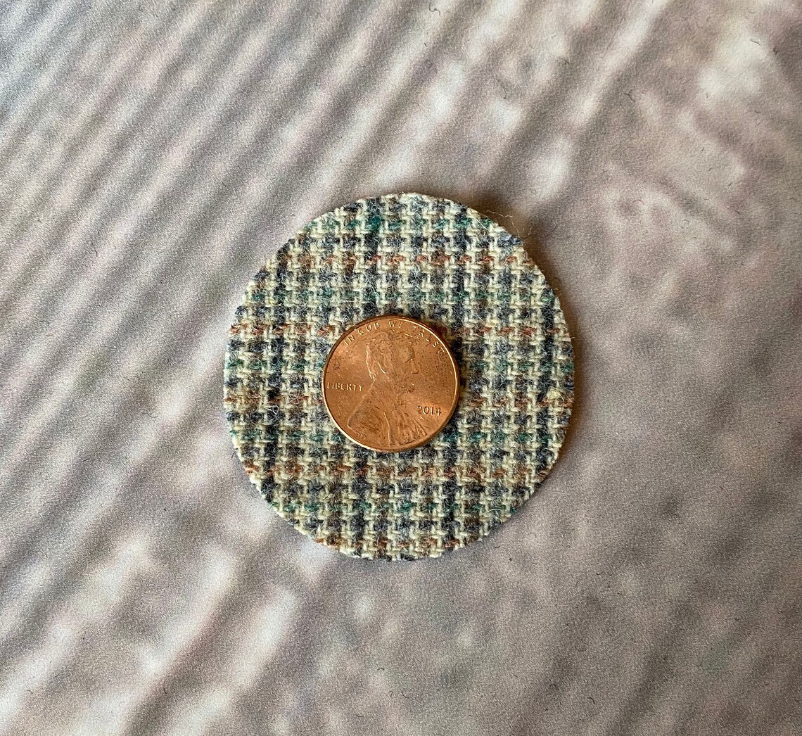 Wool Circle Pennies - Precut Upcycled Felted Wool and Wool Felt for ...
