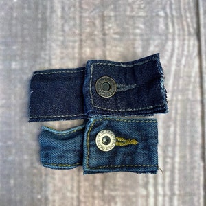Denim Waist Band Button Closure - Etsy