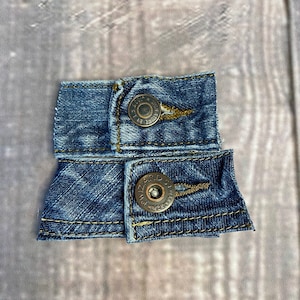 Denim Waist Band Button Closure - Etsy