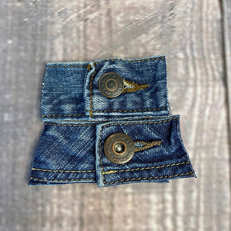 Denim Waist Band Button Closure - Etsy