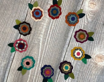 Penny Rugs Sewing Wool Applique by Janice Sonnen How To | Etsy