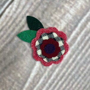 Wool Flower Pennies - Precut Upcycled Felted Wool for Appliqué, Penny ...
