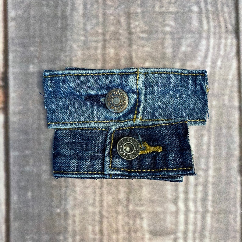 Denim Waist Band Button Closure - Etsy