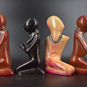 Modern Abstract the Sitting Girl Figurine for Living Room Decor ...