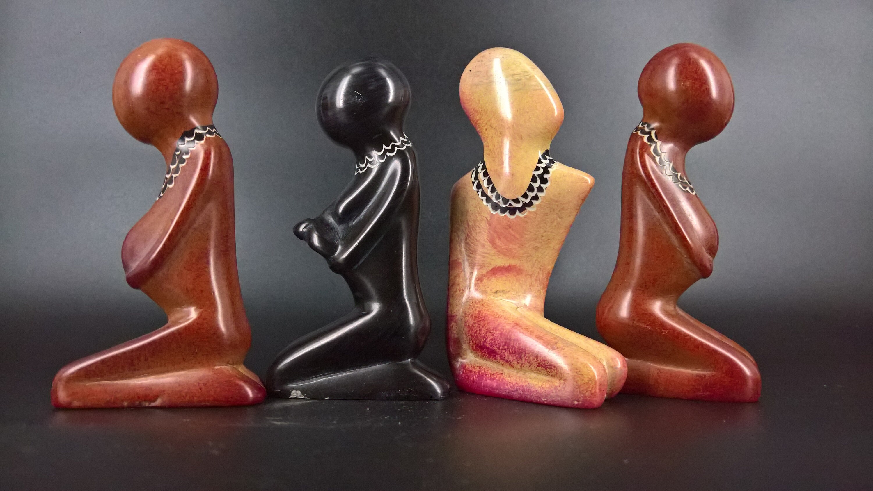 Modern Abstract the Sitting Girl Figurine for Living Room - Etsy