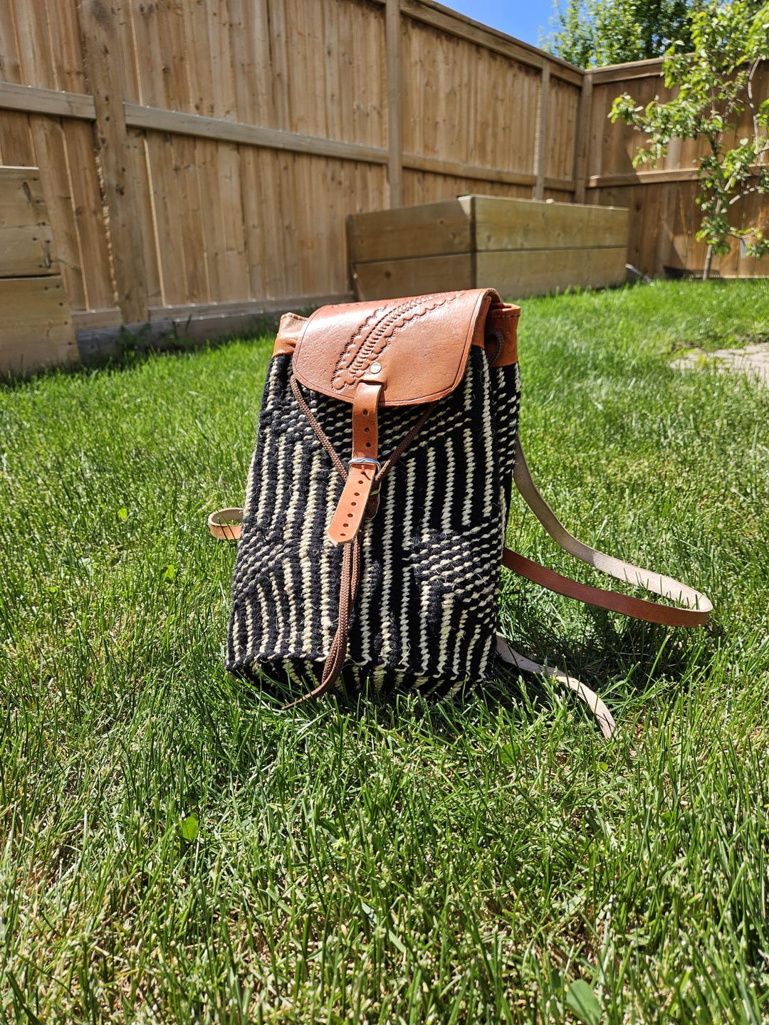 African Monkey Bag, African Back Pack, African Sisal Bag, African ...