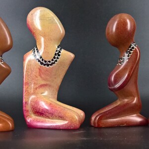 Modern Abstract the Sitting Girl Figurine for Living Room Decor ...