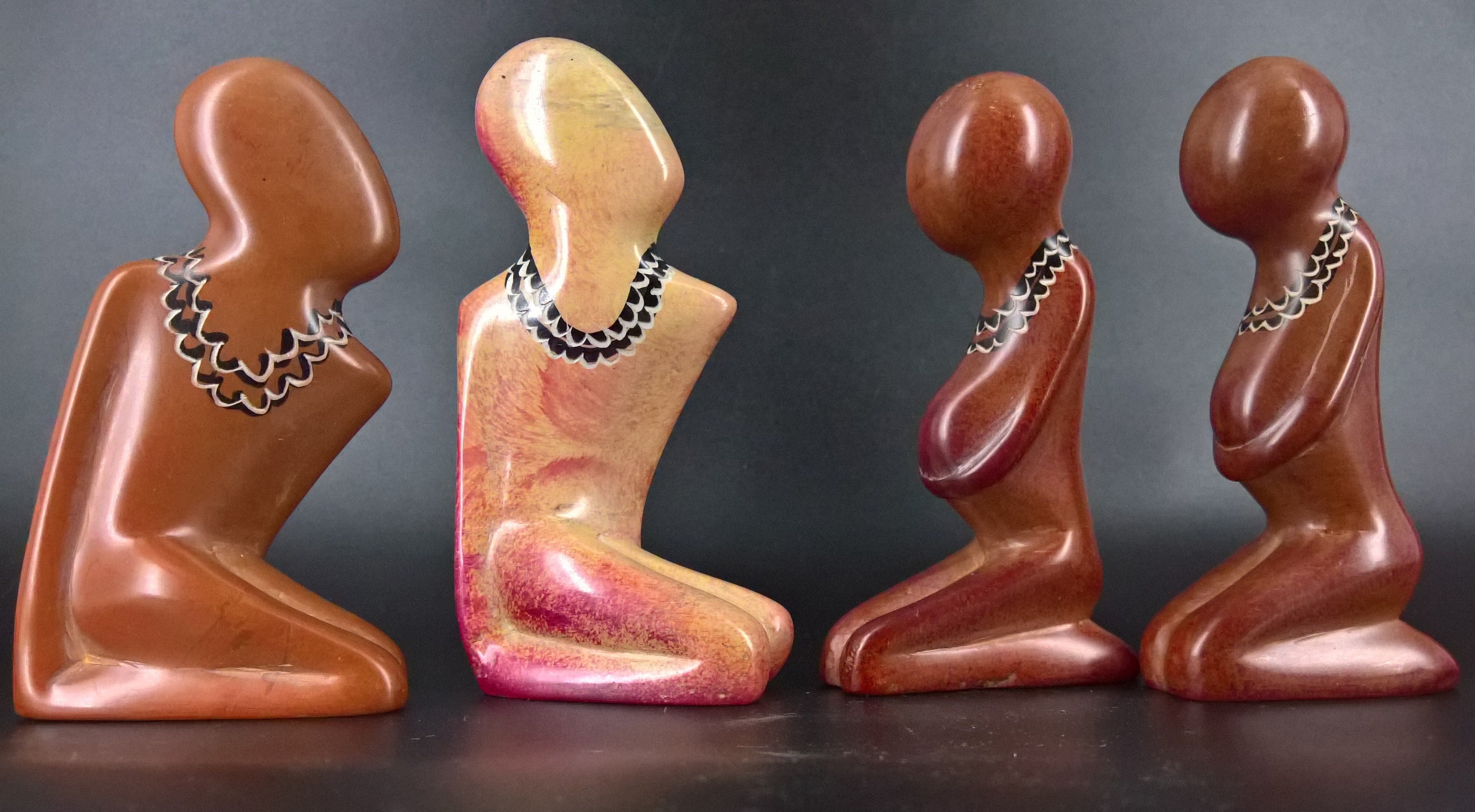 Modern Abstract the Sitting Girl Figurine for Living Room - Etsy