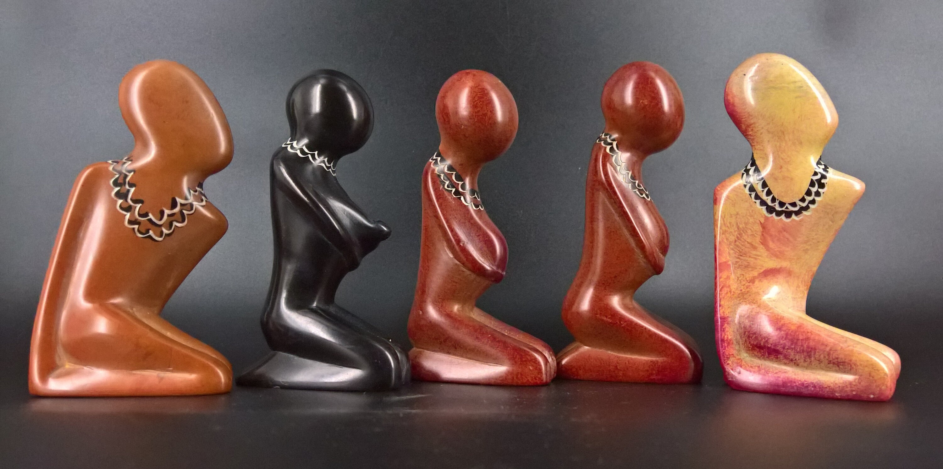 Modern Abstract the Sitting Girl Figurine for Living Room - Etsy