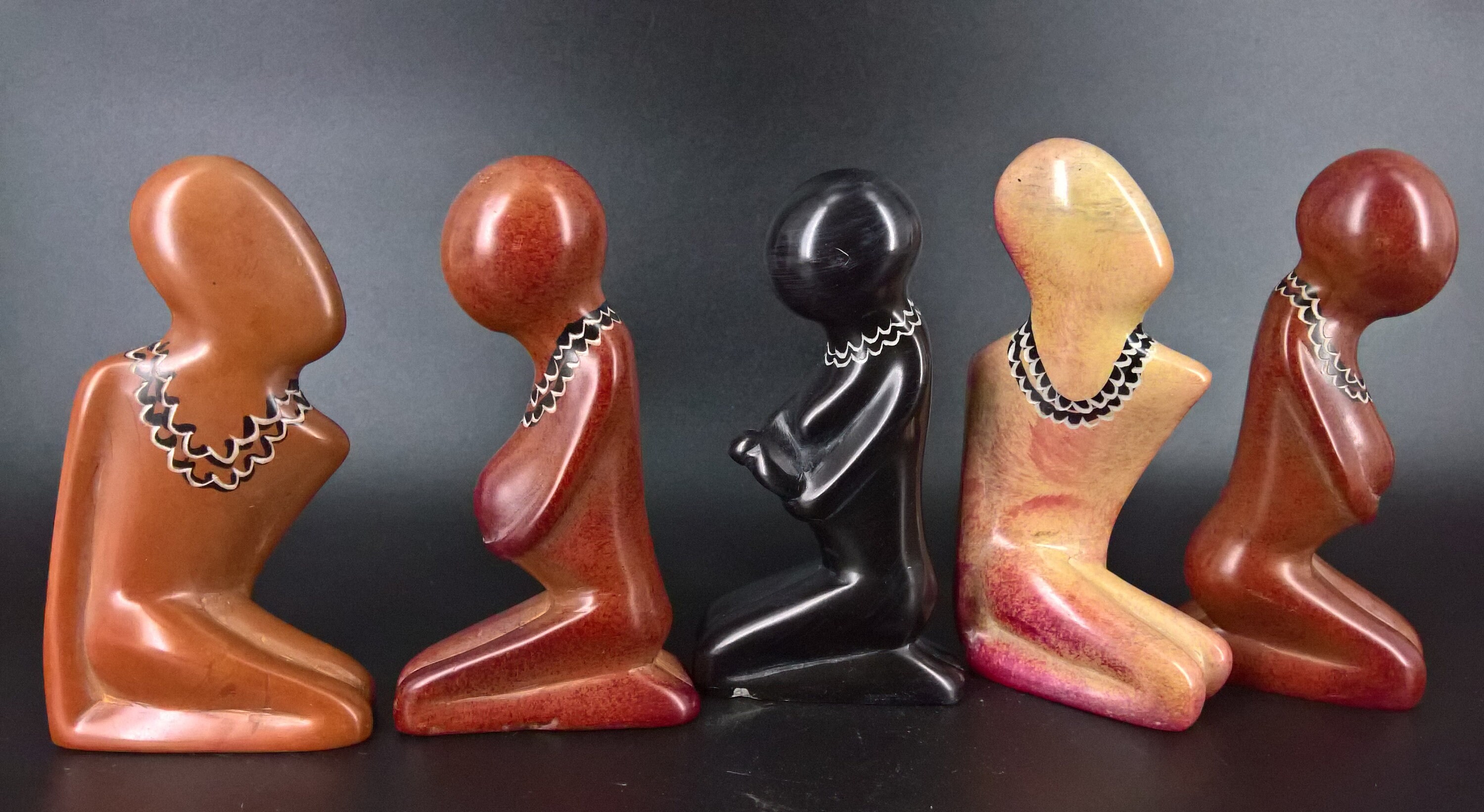 Modern Abstract the Sitting Girl Figurine for Living Room Decor - Etsy