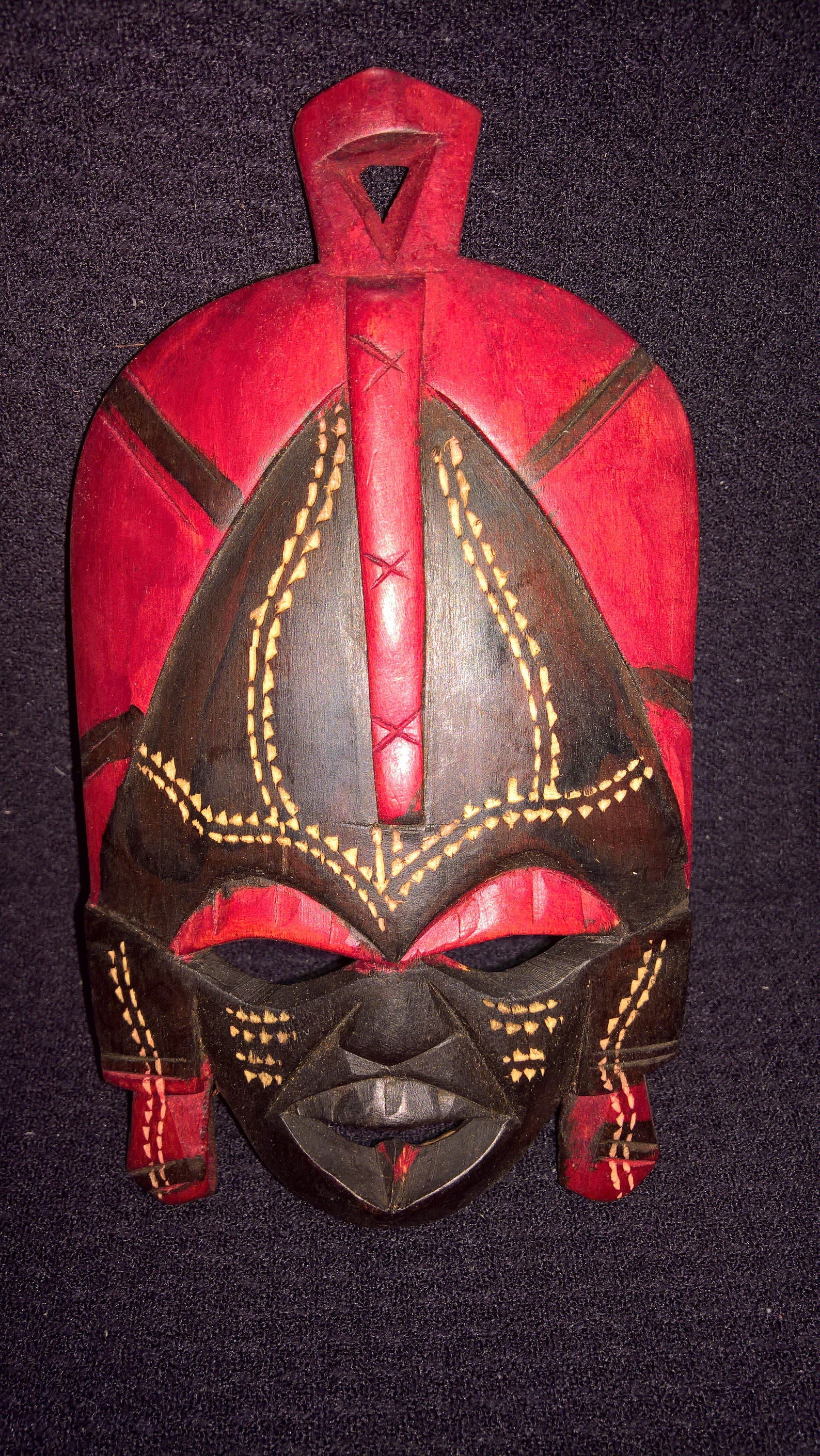 Large Hand Carved African Mask, Wall Mountable Wood Mask, African ...