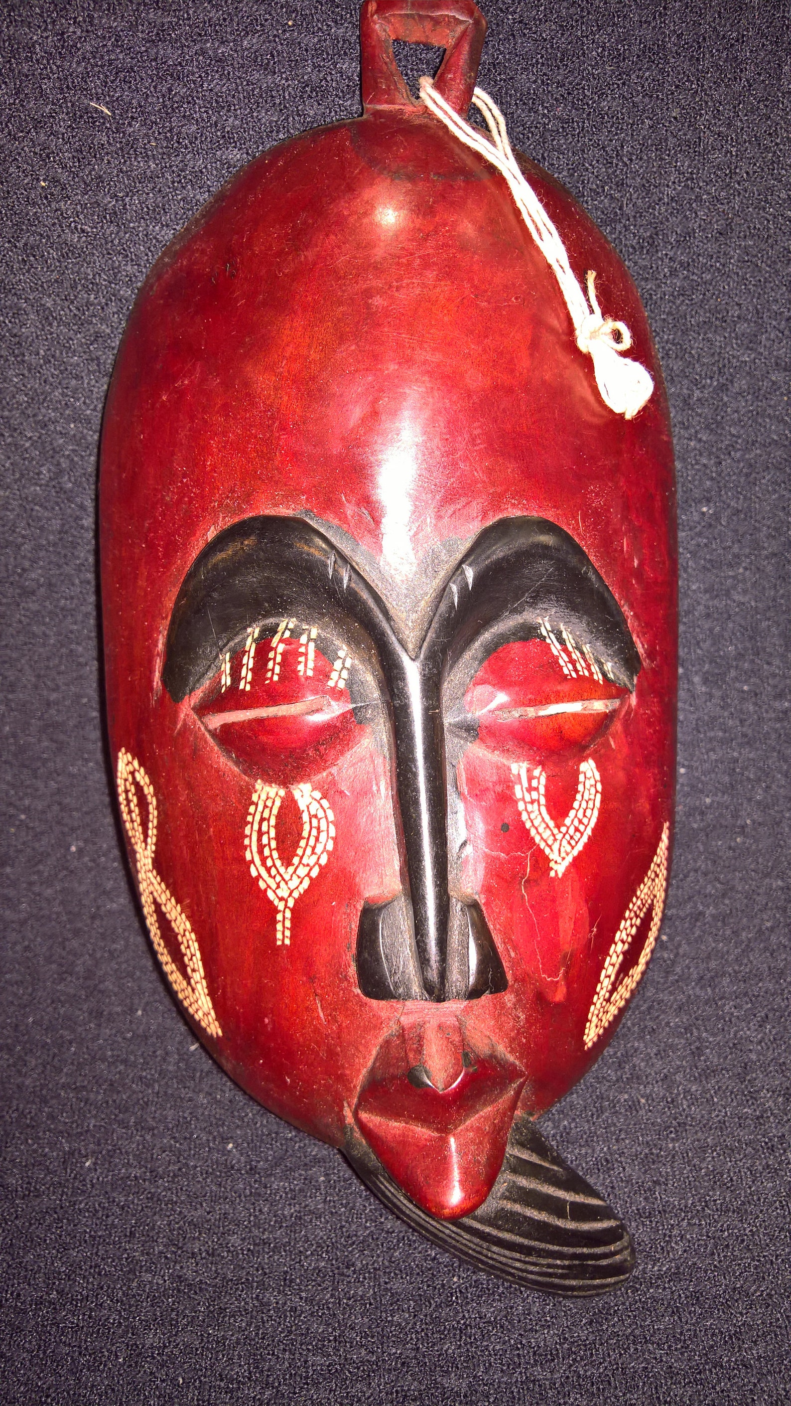 Large Hand Carved African Mask, Wall Mountable Wood Mask, African ...