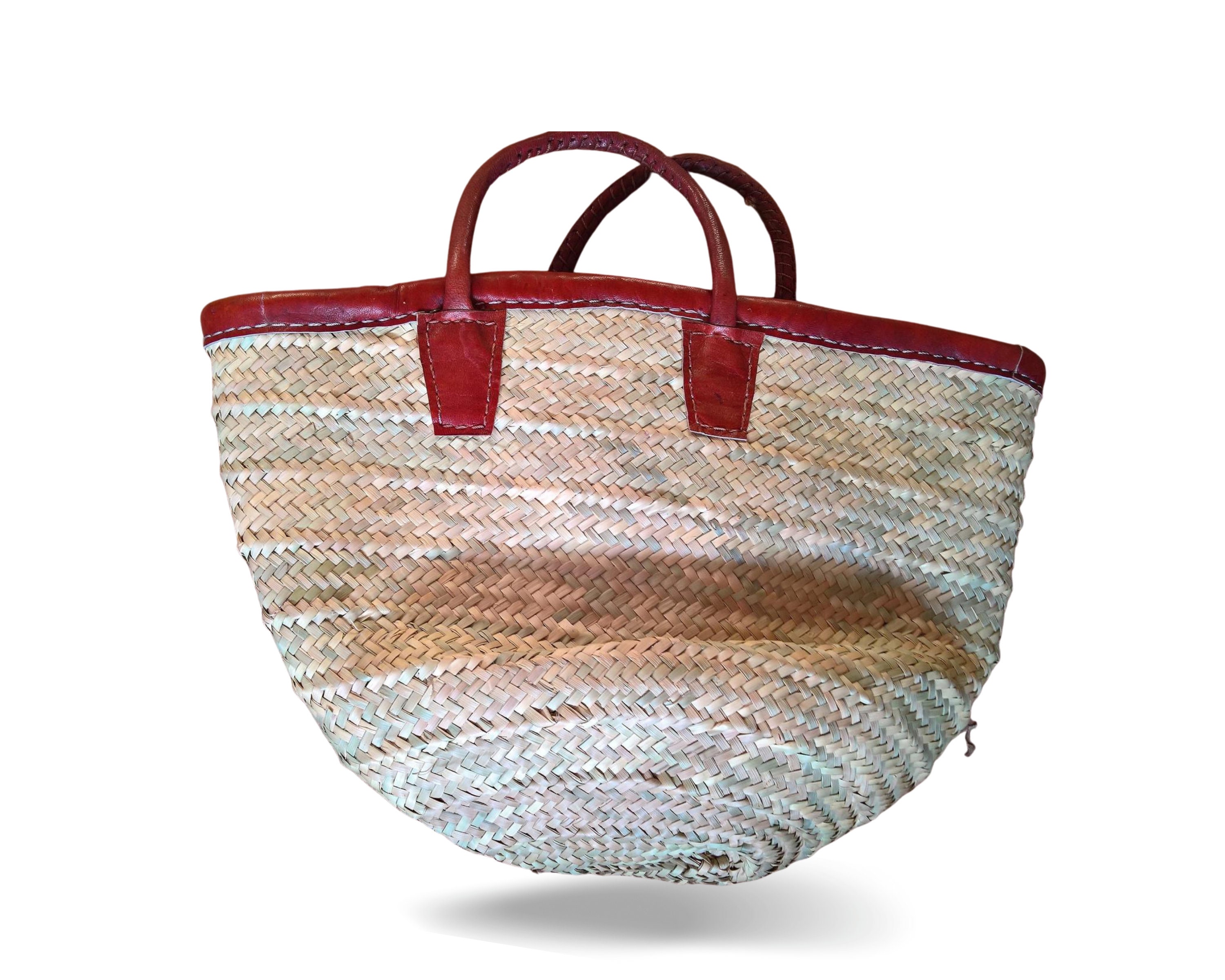 Vintage African Hand Woven Reed Bag - Etsy UK