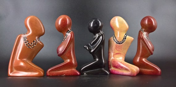 Modern Abstract the Sitting Girl Figurine for Living Room | Etsy