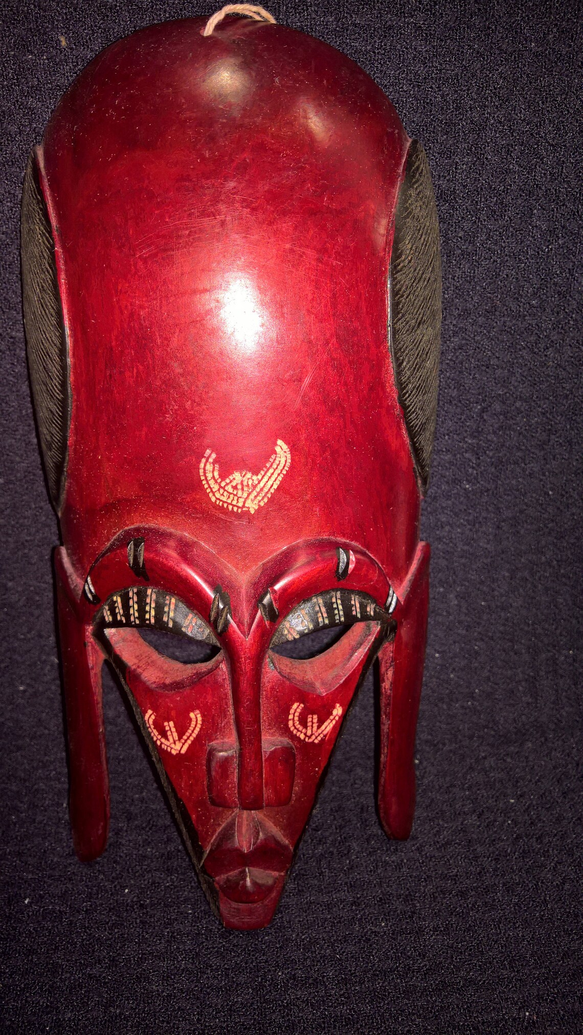 Large Hand Carved African Mask, Wall Mountable Wood Mask, African ...
