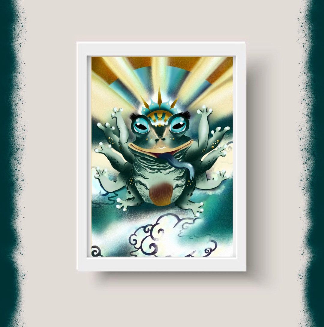 Froglord Collection Digital Artwork Print Art Renaissance Painting ...