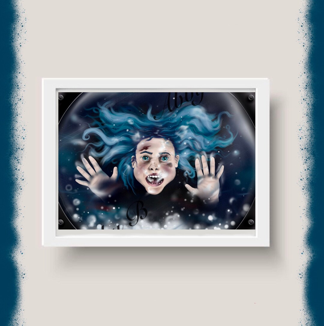 Trapped Mermaid Art Dark Digital Artwork Print Horror Scary Clown ...