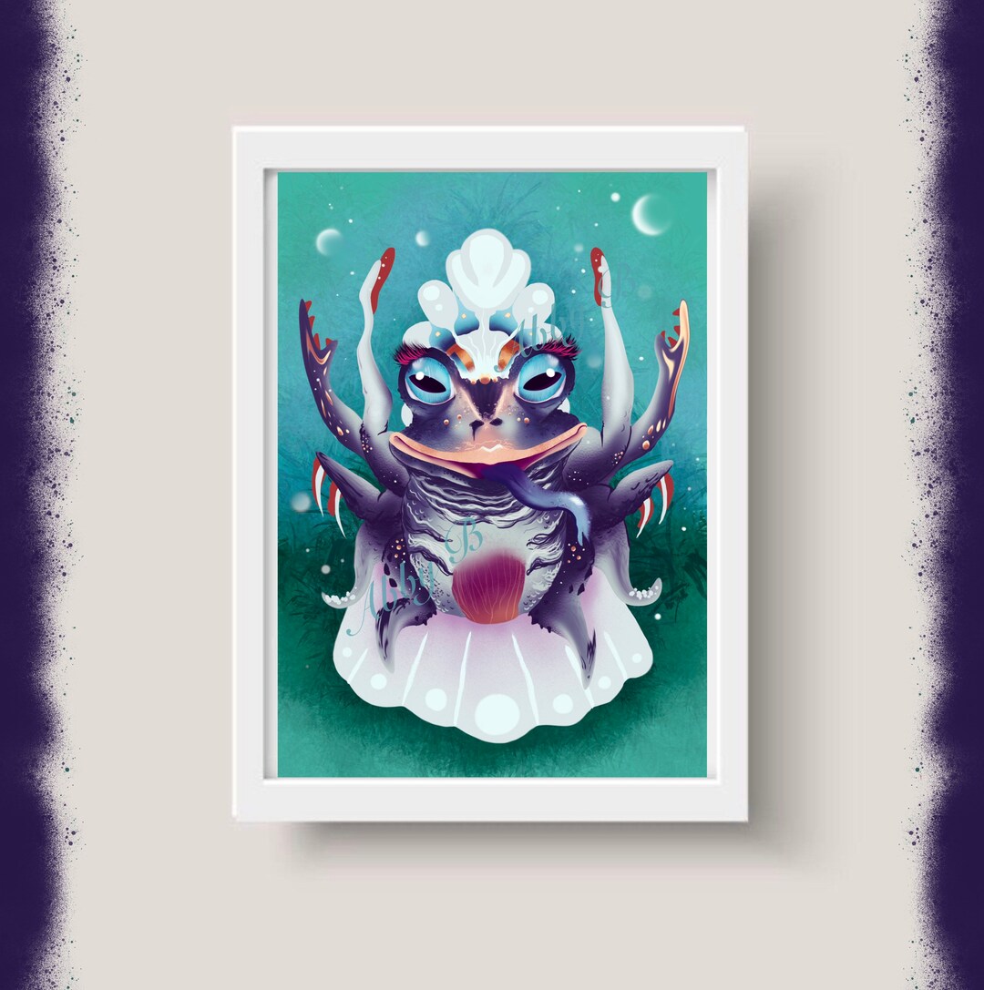 Froglord Collection Digital Artwork Print Art Renaissance Painting ...