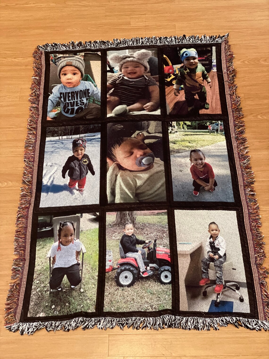 Customized Throw 9 Panel Blanket - Etsy