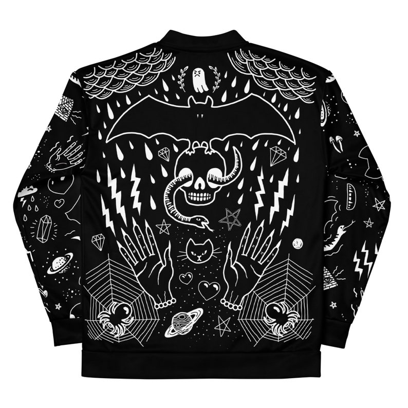 Mythical Jacket / Sid Spidersnake / Witchy Ghost Magic Arcane - Etsy