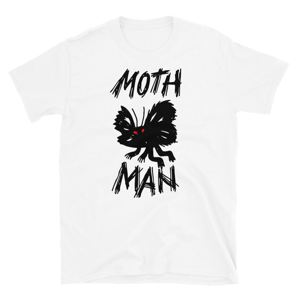 Mothman Tee / Sid Spidersnake / Mothman Moth Man Cryptozoology - Etsy New Zealand
