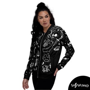 Mythical Jacket / Sid Spidersnake / Witchy Ghost Magic Arcane | Etsy