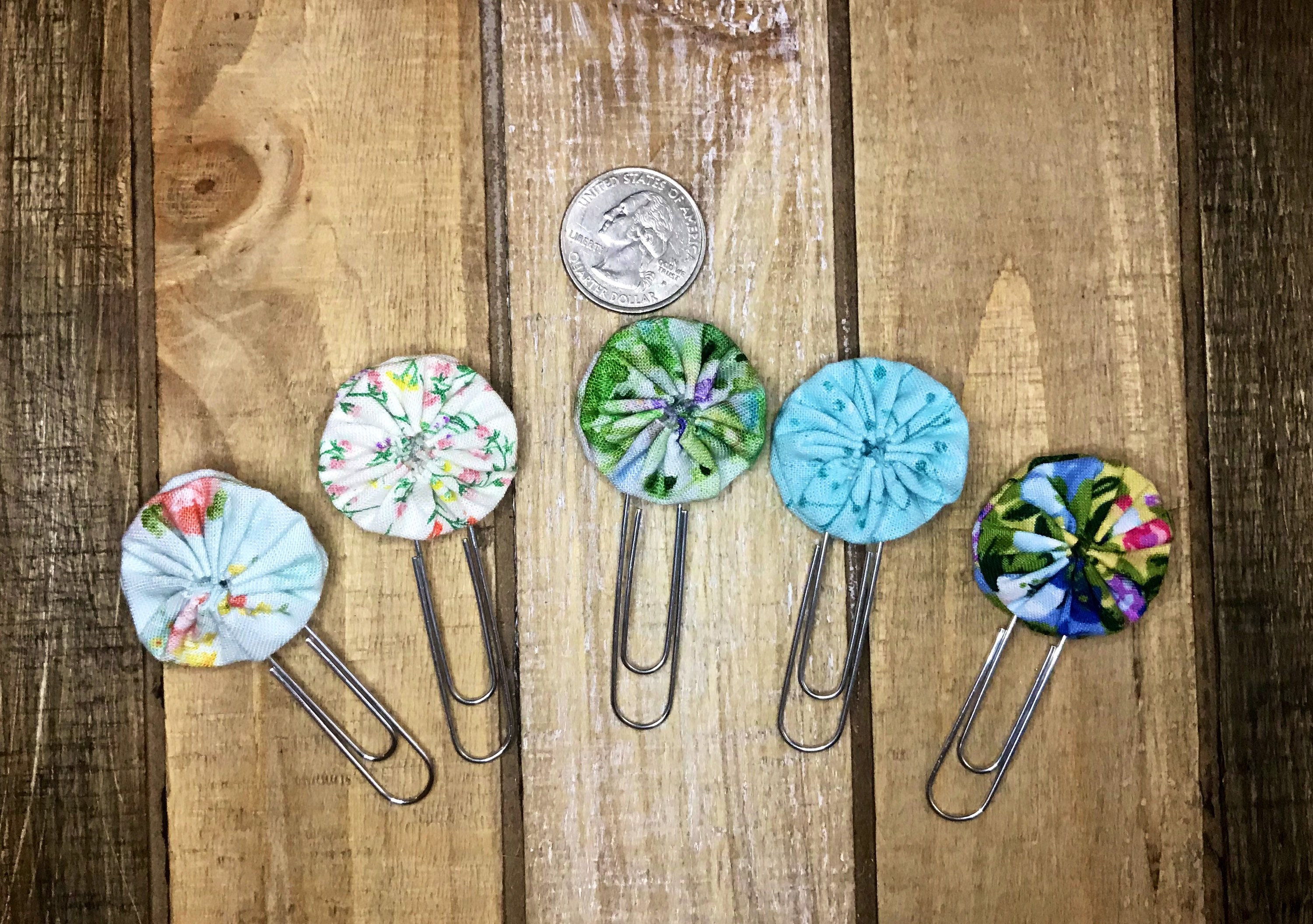 Fancy Paper Clips 5-pack Yo-yo Paper Clips Stationary Journals - Etsy