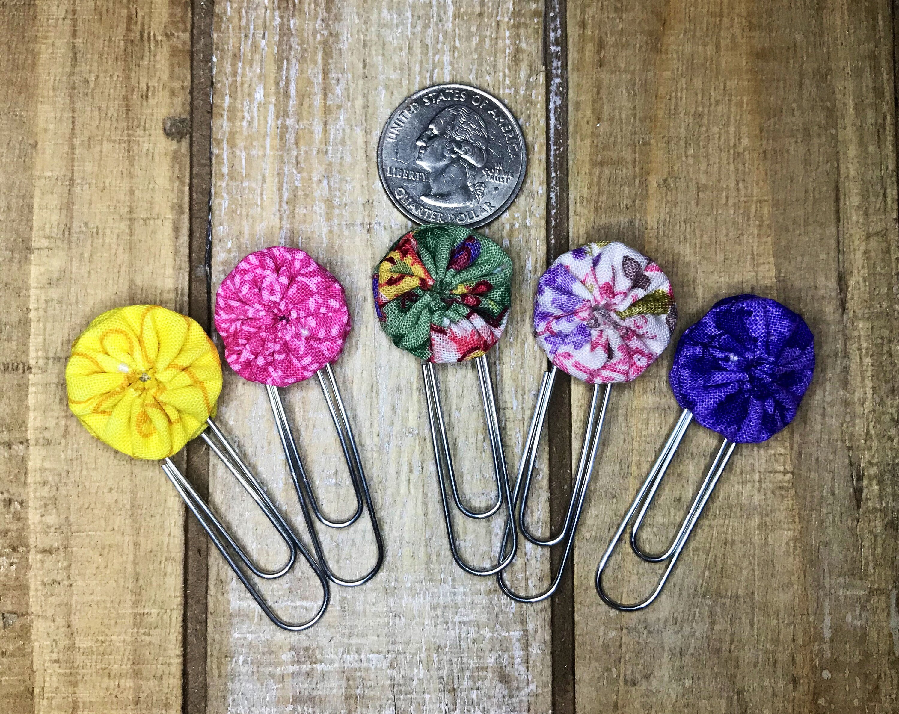 Fancy Paper Clips 5-pack Yo-yo Paper Clips Stationary Journals - Etsy