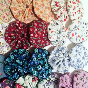 1.5 Fabric Yoyo Handmade Yo-yos Cotton Calico Multiple - Etsy