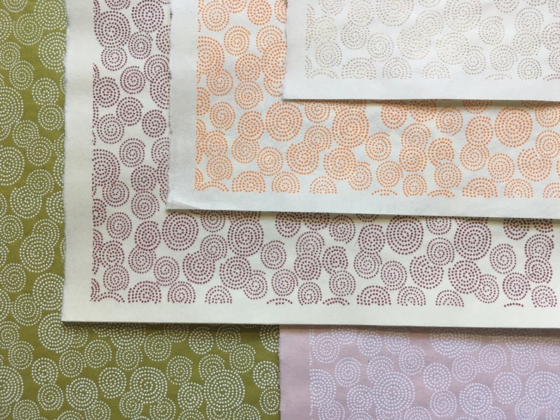 Buy 2 Get 1 Free Japanese Paper Katazuri Washi Uzumaki Traditionnal ...