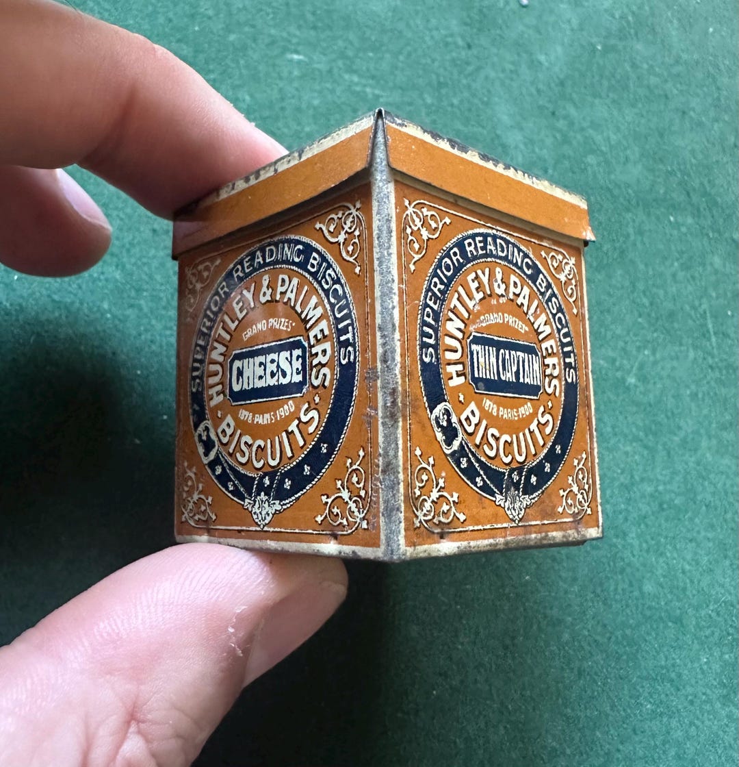 Rare Vintage Huntley & Palmers Small Sample Biscuits Tin (reading) - Etsy