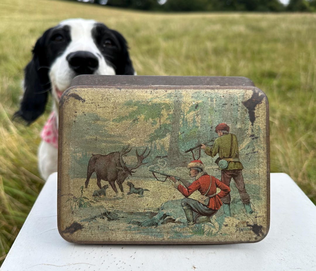 Rare Victorian Peek Frean 'huntsman' Biscuit Tin - Etsy