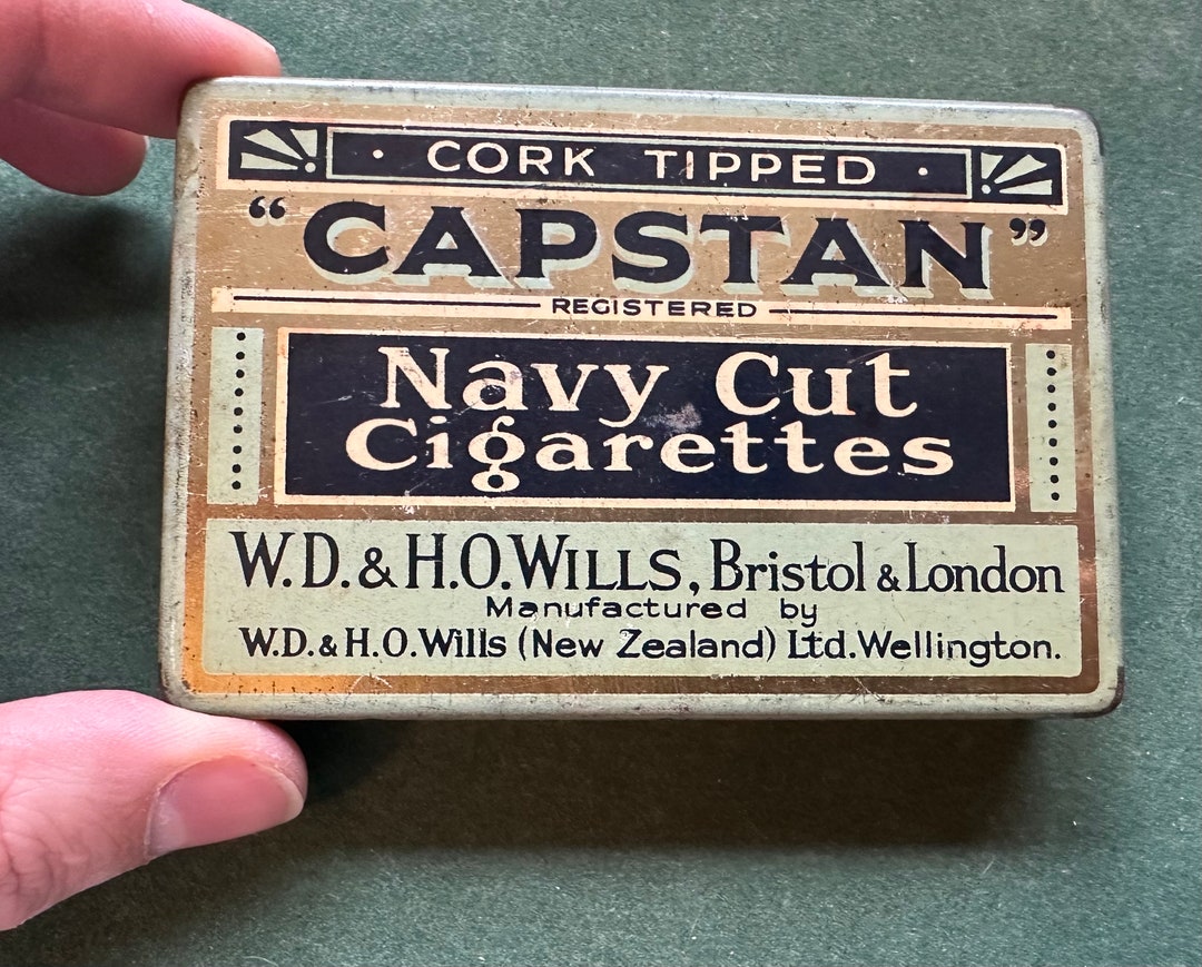 Scarce Wills New Zealand Flat 25 Capstan Navy Cut Cork Tipped ...