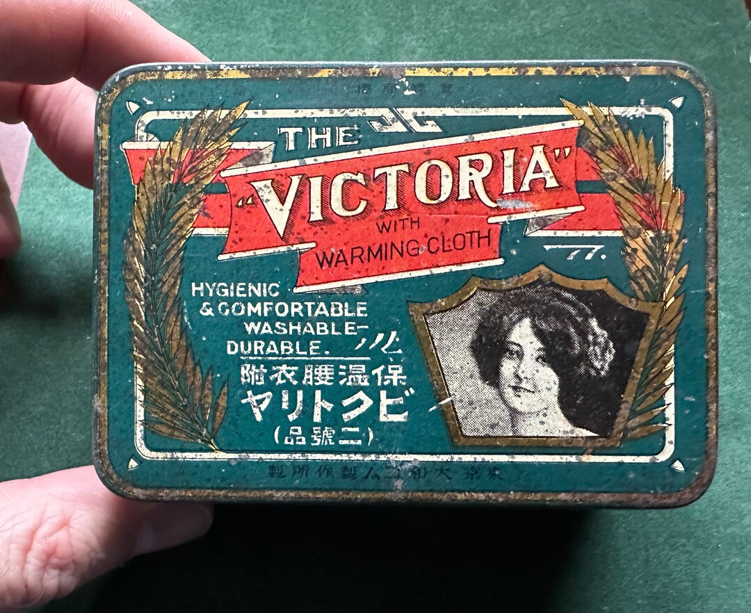 Rare 'the Victoria' Antique Women's Sanitary Tin - Etsy