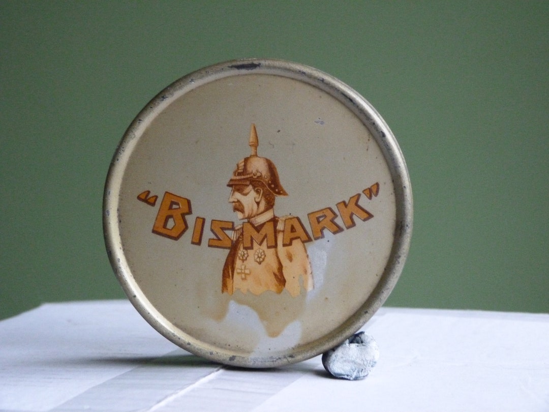 Rare Vintage 'bismark' Motor-spring Tin - Etsy