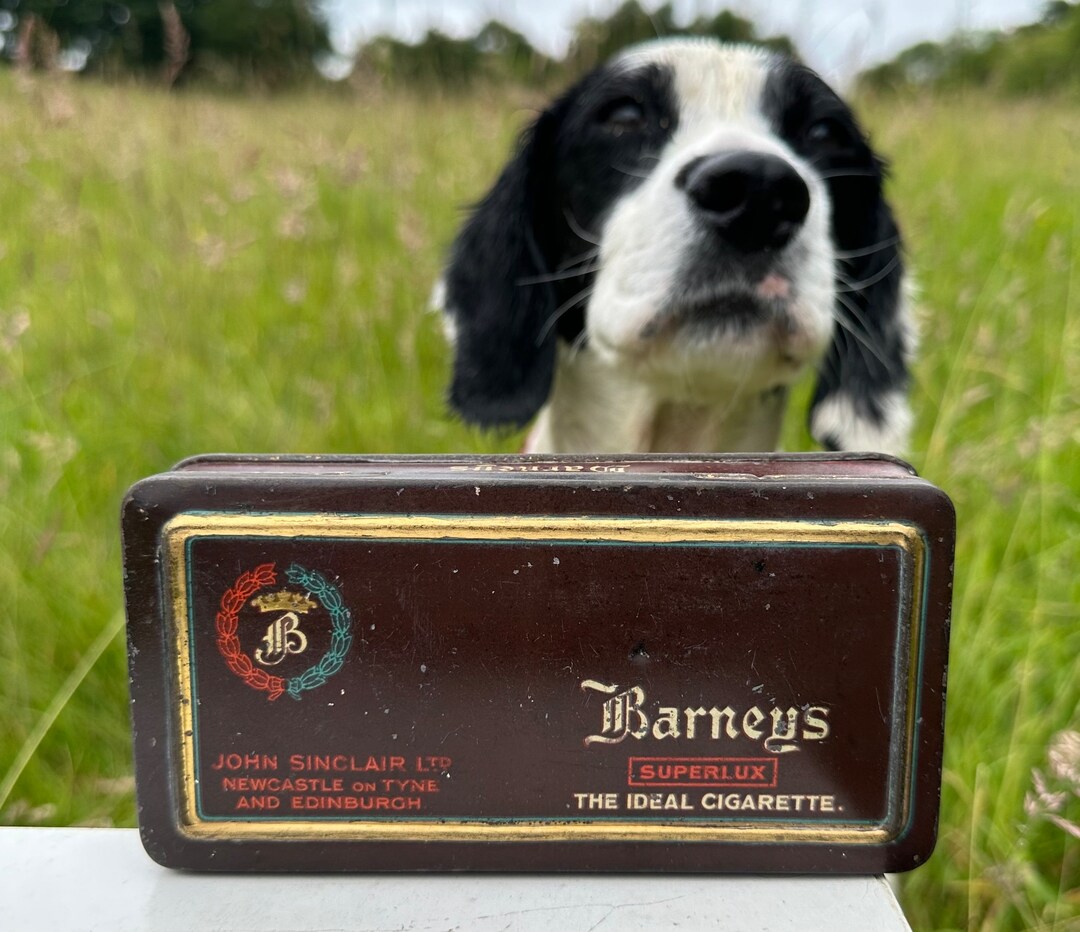 Vintage John Sinclair 'barneys' Flat 50 Cigarette Tin - Etsy