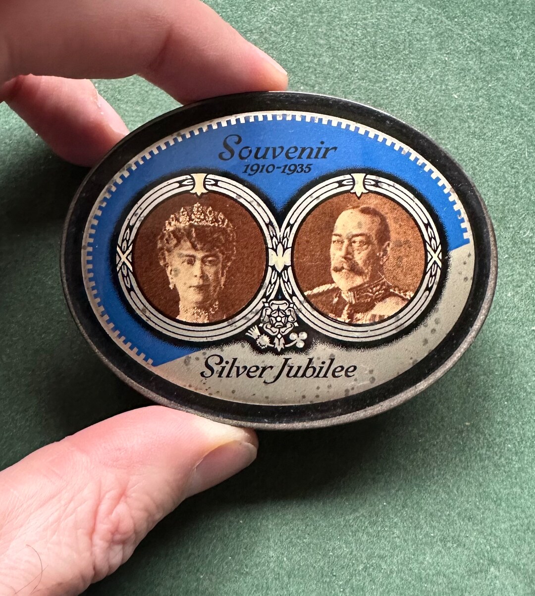 Vintage 1935 Silver Jubilee Souvenir 'grips' First Aid Pastilles Tin - Etsy