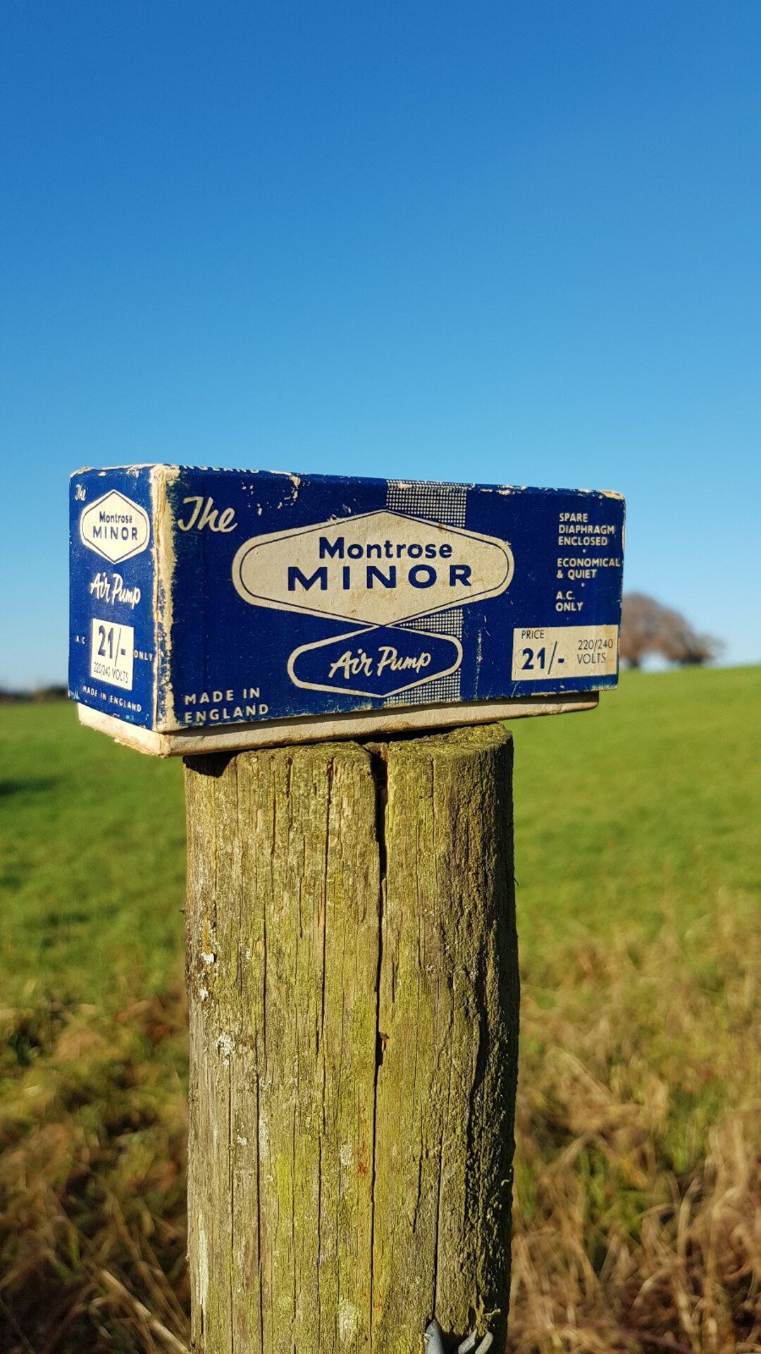 Vintage Montrose Minor Air Pump Box - Etsy