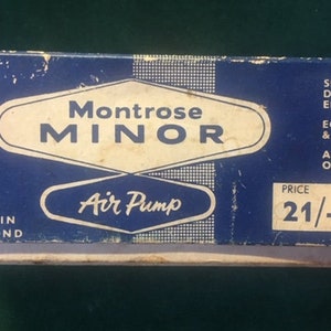 Vintage Montrose Minor Air Pump Box - Etsy