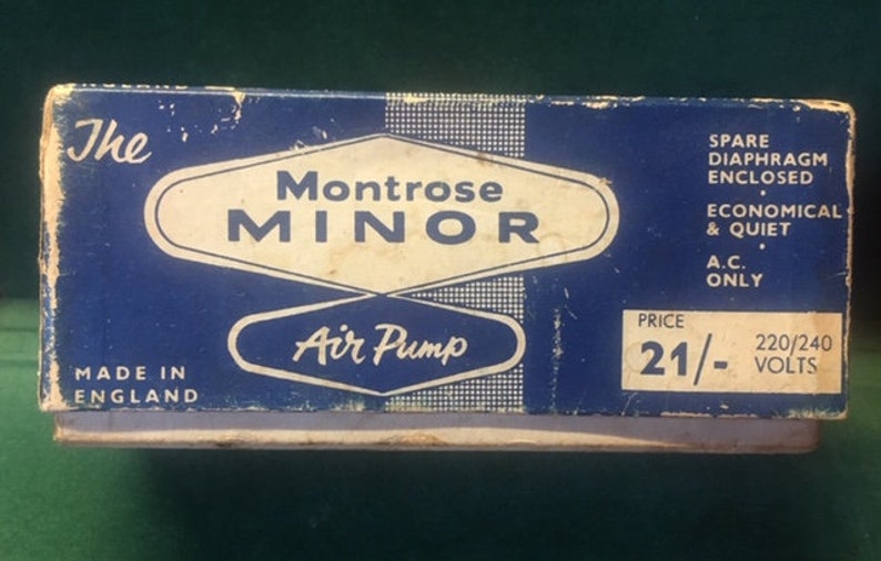 Vintage Montrose Minor Air Pump Box | Etsy
