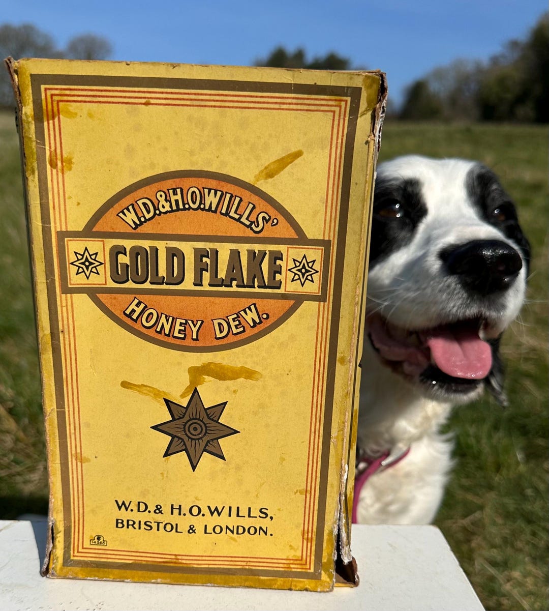 Vintage Will's 'gold Flake' Shop Display Size Dummy Cigarette Packet - Etsy