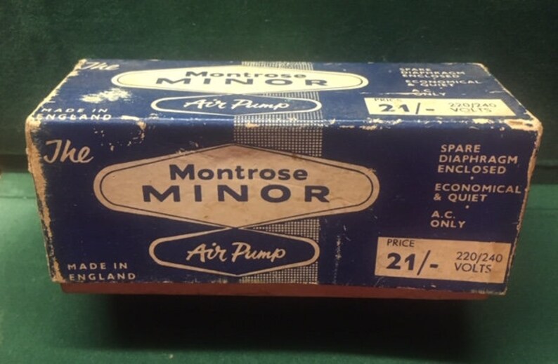 Vintage Montrose Minor Air Pump Box | Etsy