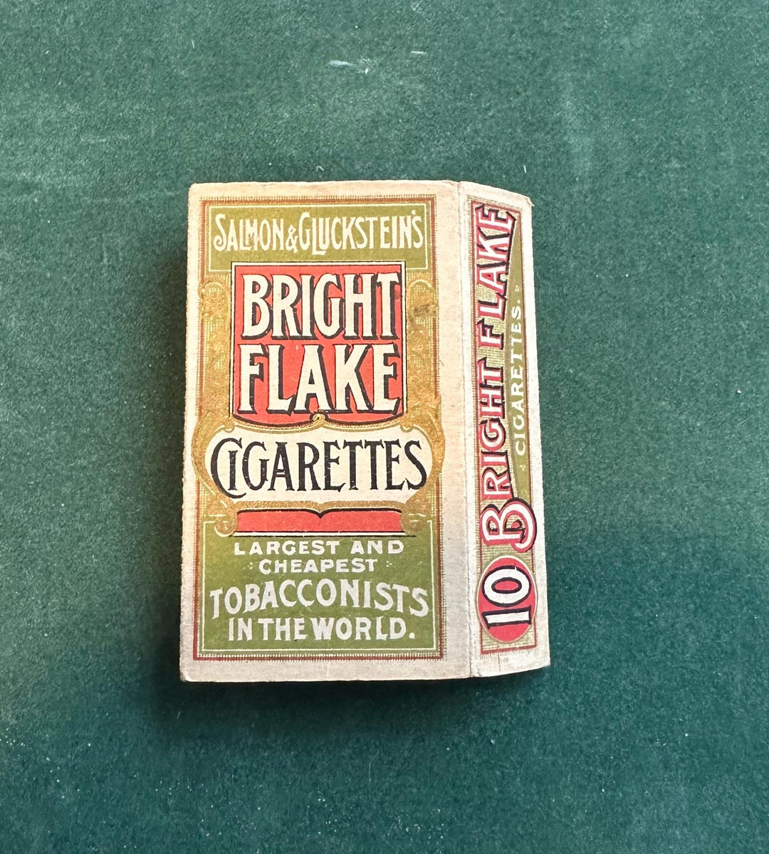 Rare Salmon & Gluckstein ‘bright Flake’ 10 Cigarette Hull. - Etsy