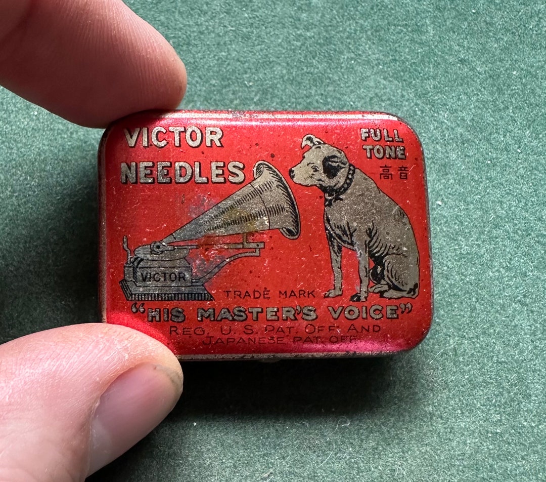 Scarce HMV Japanese Victor Needles Full Tone Gramophone Needle Tin ...
