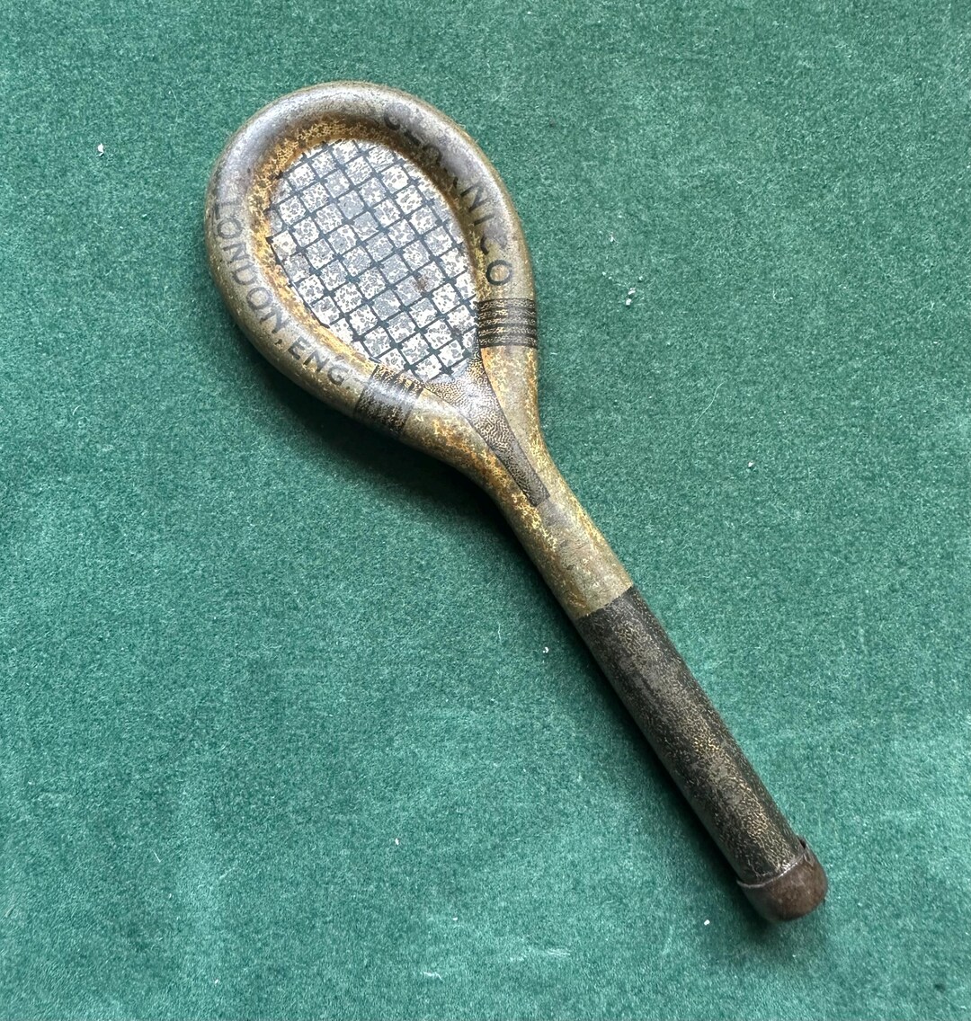 Rare Clarnico Novelty 'tennis Racket' Sample Cocoa / Chocolate Tin - Etsy