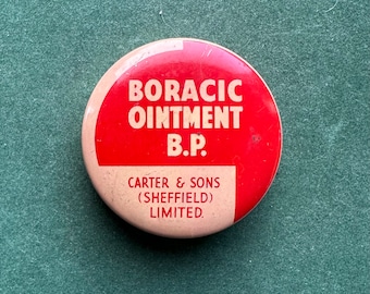 Full Tin of Special Boracic Ointment by Parkinsons of Burnley A Rare ...