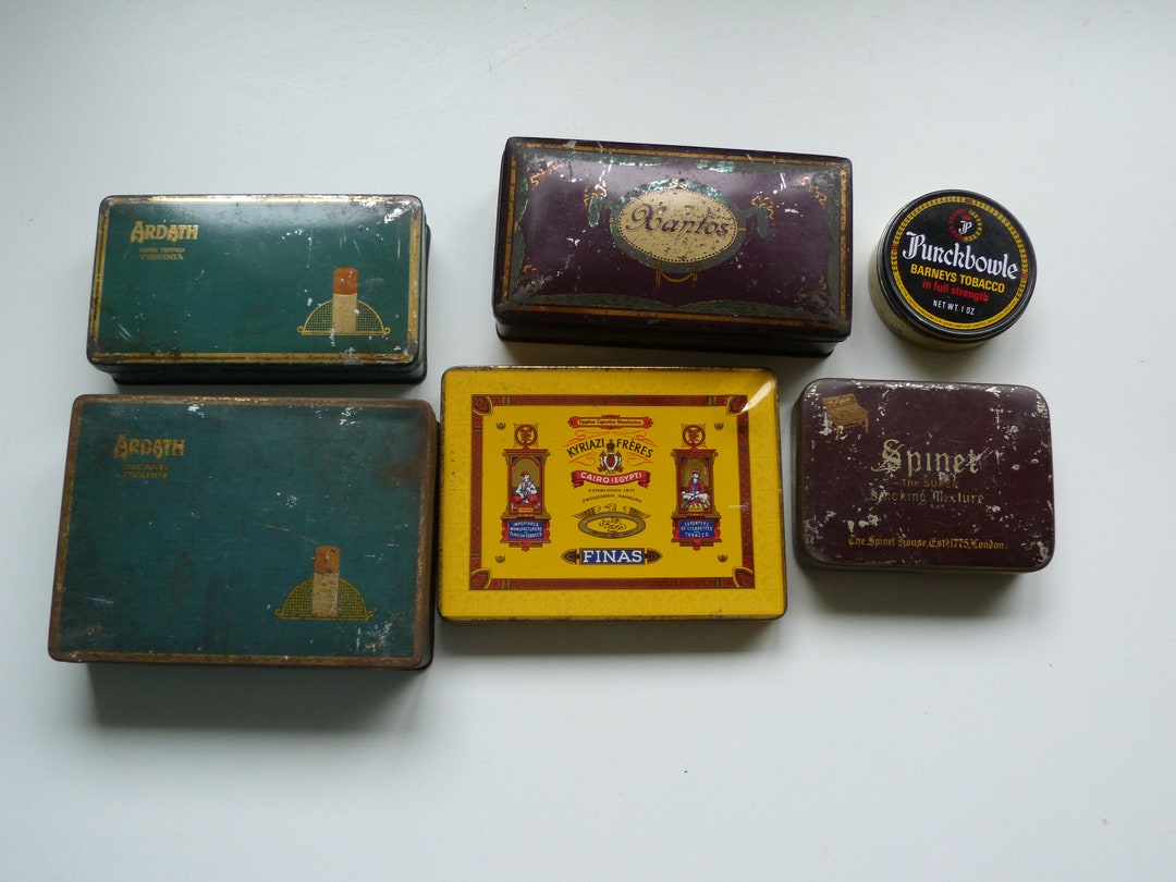 Get Into Tobacco / Cigarette Tin Collecting Starter / Builder - Etsy